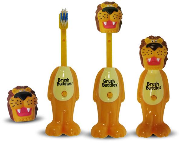 Brush Buddies Poppin' Rickie (Lion) Toothbrush – Woolies Ltd